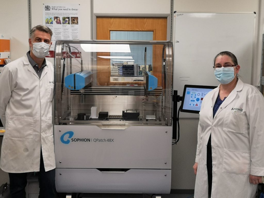 ApconiXでQPatch II 48を設置しました - Sophion